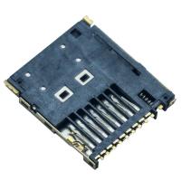 China TF Micro SD Card Socket 9Pin 1.68H Micro PCB Push Push Type for sale