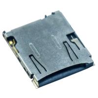 China TF Micro SD Card Socket 9Pin 1.68H Micro PCB Push Push Type for sale
