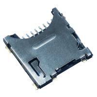 China 8pin 1.45H Smart Card Socket Push Push Type Micro SD TF Reader Card for sale