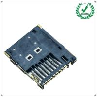 China 0.5mA TF Micro SD Card Socket 9Pin 1.68H Micro PCB Push Push Type for sale