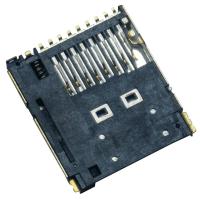 China 0.5mA TF Micro SD Card Socket 9Pin 1.68H Micro PCB Push Push Type for sale