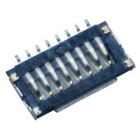 China Height 1.5mm 1.7mm Simple Switch Type 8Pin TF Card Connector For Mobile Phone for sale