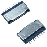 China Height 1.5mm 1.7mm Simple Switch Type 8Pin TF Card Connector For Mobile Phone for sale