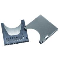 China Self Bouncing External Welded Foot SD Card Connector SMT Patch 10P 2.75H for sale