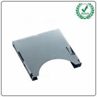 China Card Locking Function And 10P 2.75H Large SD Card Connector On SMT PCB for sale