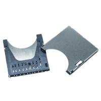China Card Locking Function And 10P 2.75H Large SD Card Connector On SMT PCB for sale