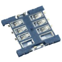 China SIM 6P Micro-Card Mobile Phone Card Slot Pull-Out Pull Type Smart Card Connector for sale