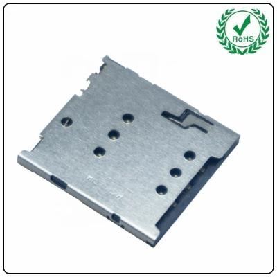 China 1.42H Socket Micro SIM Card Connector With Detect Switch for sale