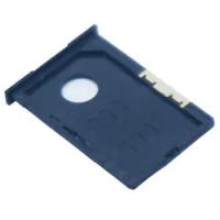 China High Temperature Resistant 6pin SMT Sim Card Connector Tray Type for sale