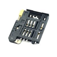 China 2.54Mm Pitch Chip Sim Card Holder Connector With Ejector 8 Circuits for sale