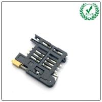 China 2.54Mm Pitch Chip Sim Card Holder Connector With Ejector 8 Circuits for sale