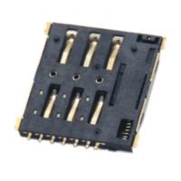 China Stable Performance Push Push Type Tablet Nano Sim Card Socket Holder Connector for sale