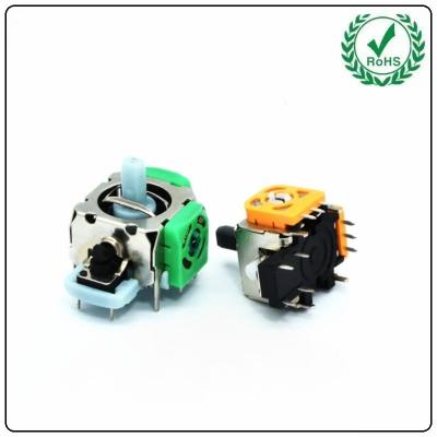 China 360 Degree Rotation Rocker Potentiometer , 5K 10K Ohm 3D MINI Joystick Potentiometer for sale