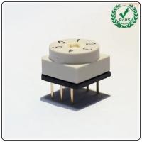 China MDR-06 2x3 Rotate 6pin 6 Position DIP Rotary Code Switch , Binary Switch For PCL for sale