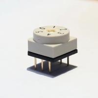 China MDR-06 2x3 Rotate 6pin 6 Position DIP Rotary Code Switch , Binary Switch For PCL for sale