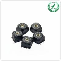 China Small Rotary Encoder Switches 10x10 BDR-16 Positions BCD Digital Multi Gear Knob for sale