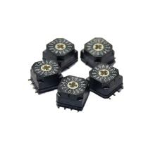 China Small Rotary Encoder Switches 10x10 BDR-16 Positions BCD Digital Multi Gear Knob for sale