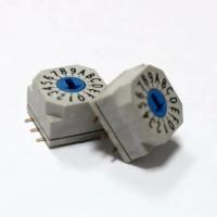 China Mini 10X10mm SMD Rotary Switch PEC-16S Positions BCD Digital Multi Gear for sale