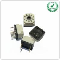 China 10mm SMD Rotary Switch 360 Degree Process Digital 6 Bit High Precision Mini Code for sale