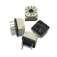 China 10mm SMD Rotary Switch 360 Degree Process Digital 6 Bit High Precision Mini Code for sale