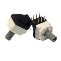 China Coding 10x10mm 3x3 Terminal 6 8 Position Rotary Switch With High Knob 6mm for sale