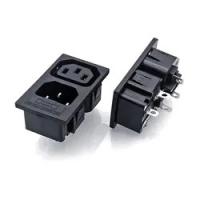 China Ac Power Socket IEC Connector Female Ac Power Socket for sale