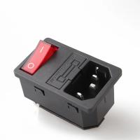 China LZ-14-F16 10A 250V Power Outlet AC socket IEC INLET Universal EU AU UK Copper CE for sale