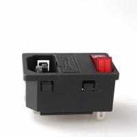 China LZ-14-F16 IEC320 Ac Power Socket With Fuse Holder And Rocker Switch Inlet for sale