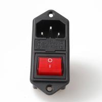 China LZ-14-F14 C14  3 Pin AC Power Socket 10A 250V With Fuse Holder for sale