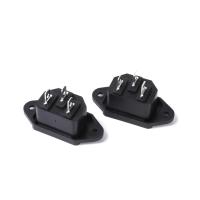 China Lz-14-1 Ac Power Socket Iec C14  3 Solder Pin Male  10a 15a Rating 250vac Rating for sale