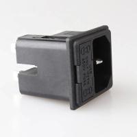 China LZ-14-F8 250V Fuse Switch Power Socket With 3 Pin,Switch Fused IEC C14 Inlet for sale