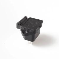 China LZ-14-1-02 Waterproof 250V 10A Panel Mounting IEC320 C14 3p Grounded AC Inlet Power Socket With Cover Pop Socket for sale