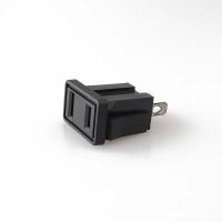 China LZ-F-M2 AC Socket Outlet Copper 10A Female 2Pin American Standard Electric Socket for sale