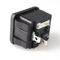 China C14 Ac Power Socket Black Socket With 10A Fuse 250V Inlet Male Connector Standard Grounding Easy Life for sale