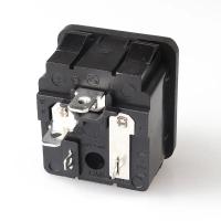 China C14 Ac Power Socket Black Socket With 10A Fuse 250V Inlet Male Connector Standard Grounding Easy Life for sale