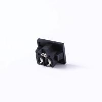 China IEC320 Screw Mount Inlet C6 Plug Socket AC 250V With Ears Mickey Mouse Head Power Socket AC 500v(50hz)/Min Standard Grou for sale