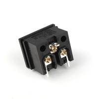 China LZ-6-1WP4P3 Screw Mount Inlet Plug Socket AC Mickey Black 3 Pin IEC320 Connector for sale