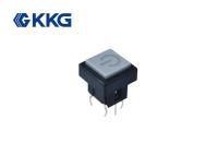 China Force Button Down 12v Illuminated Tact Switch Flat Shaped For Digital Products for sale