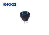 China 12.5mm Diameter Illuminated Tact Switch Round Shape For Household Appliances for sale