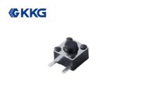 China 4.5*4.5mm Subminiature PCB Insert Hole Terminals Tact Switch Silver Plated Contacts for sale