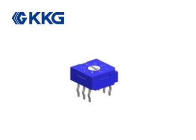 China 4 Position Coded Rotary Switch Octal Code Right Angle Mount Extended Actuators for sale