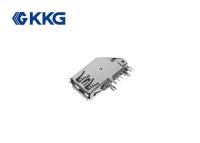 China DIP Usb 3.0 A Type Connector Side Insert 90 Degree ROHS Approved for sale