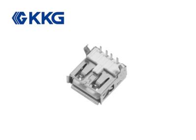China KKG Curl Brim Usb Type A Female Connector Mechanical Life 5000 Cycles for sale