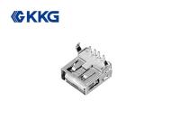 China 30v Micro Usb Female Socket 4 Pin Plug In Type ISO9001 Approved for sale