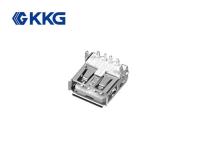 China 4 Pin USB Female Socket 90 Degree Right Angle 1.5A contact terminal for sale