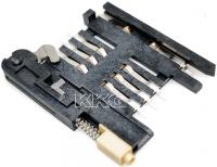 China 8 Pin Smart Card Connector With 5000 Cycles Lifespan for sale