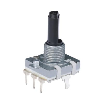 China Encoder Switch,Rosh 16mm 24 Pulse 12 Pulse Coding Incremental 360 ° Encoder Switch,Metal Shaft Coded Rotary Swith for sale