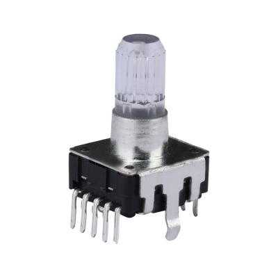 China Encoder Switch,360 °Rotary LED EC12 RE12 Incremental Audio Encoder ,Coding Rotary Encoder,Coded Rotary Switch for sale