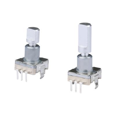 China Encoder Switch,360° 15mm Metal Axis Encoder For Volume Control ,Push Button Coding Rotary Encoder,Coded Rotary Switch for sale
