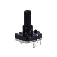 China Encoder Switch ,360° 12 Pulse 16mm Plastic Insulated Shaft Encoder,Coding  Incremental  Encoder,Coded Rotary Switch for sale